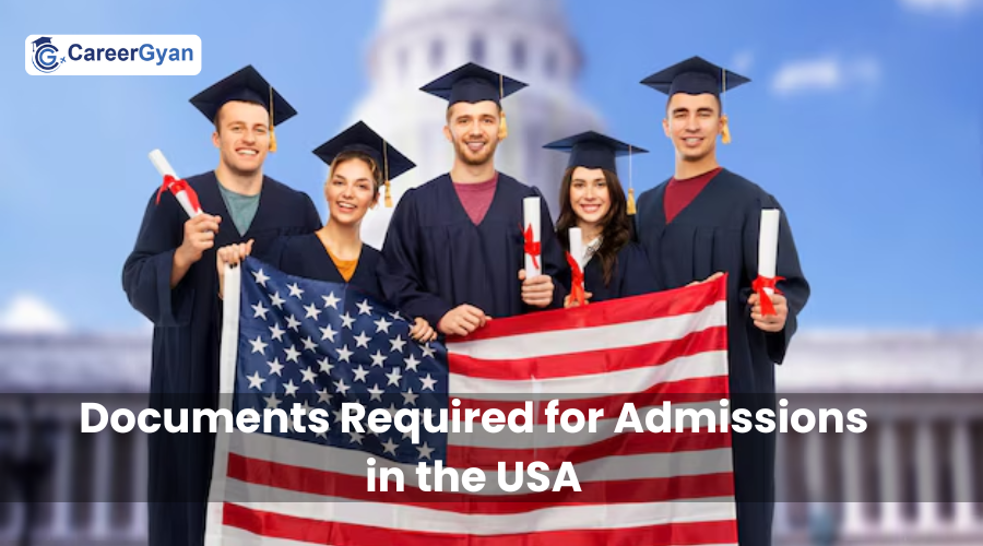What are the documents required for admissions in USA